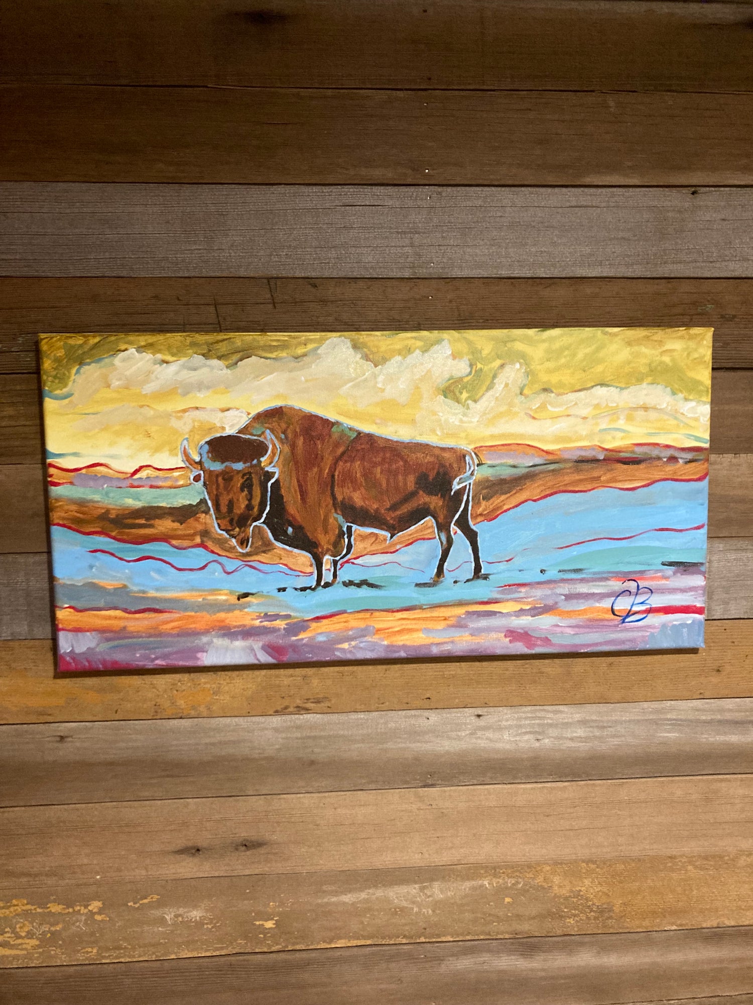 western hand drawn/ painted art from a small business owner/ artist ...